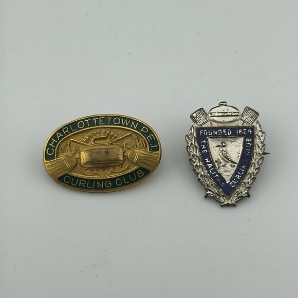 Accessories | Vintage Canadian Curling Club Pincharlottetown And ...